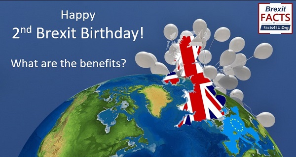 Happy 2nd Brexit Birthday! What are the benefits?