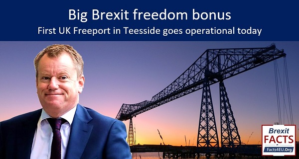 Big Brexit freedom bonus – First UK Freeport in Teesside goes ...